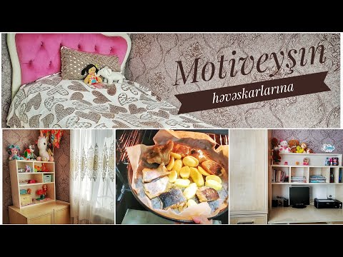 #Evimintəmizliyi🧺Pasdelləri dəyişdim//Qızıl🐠balığı duxovkada bişirdim/Oyuncaqları azaltdım/#Vlog