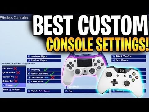 Best Fortnite Controller Settings // Season 8 Ps4/Xbox - YouTube