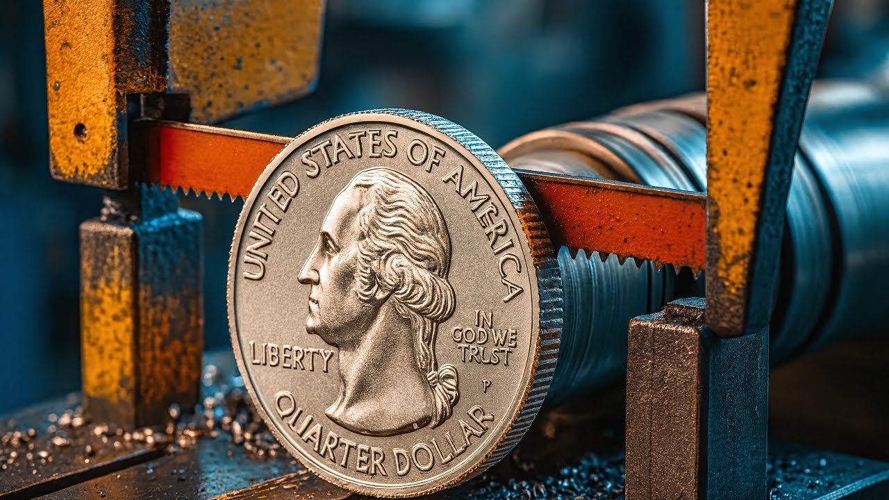 How Coins Are Made in U.S. Coin Factory! - YouTube