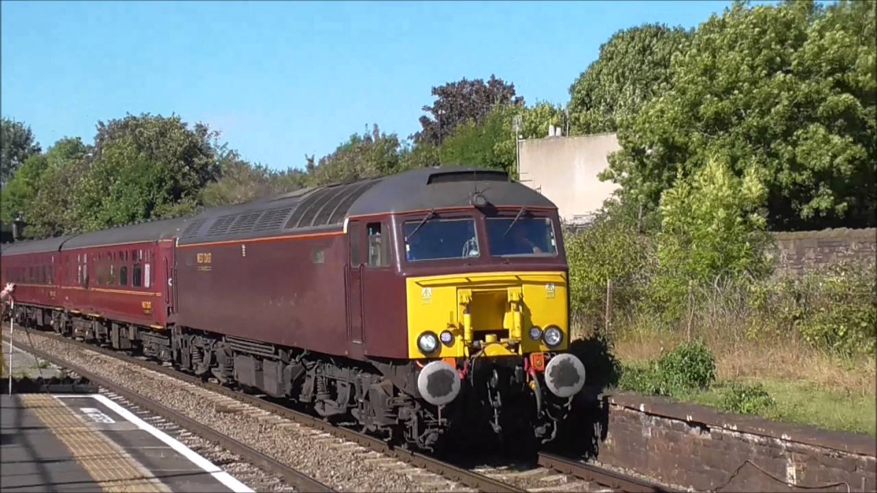 Steam & Diesel rail tours & Light engine moves around Bristol 6th 7th ...