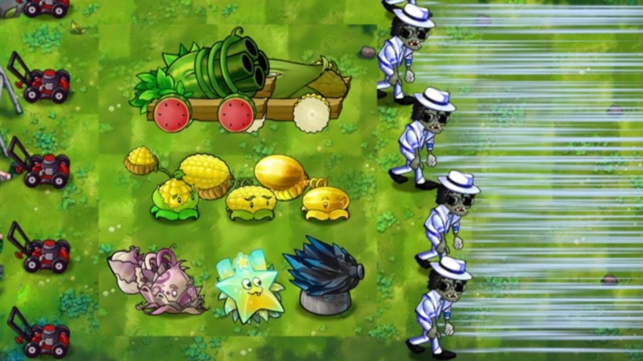 Plant x50 vs Dance King Commander Zombie!【PVZ fusion edition】 - YouTube