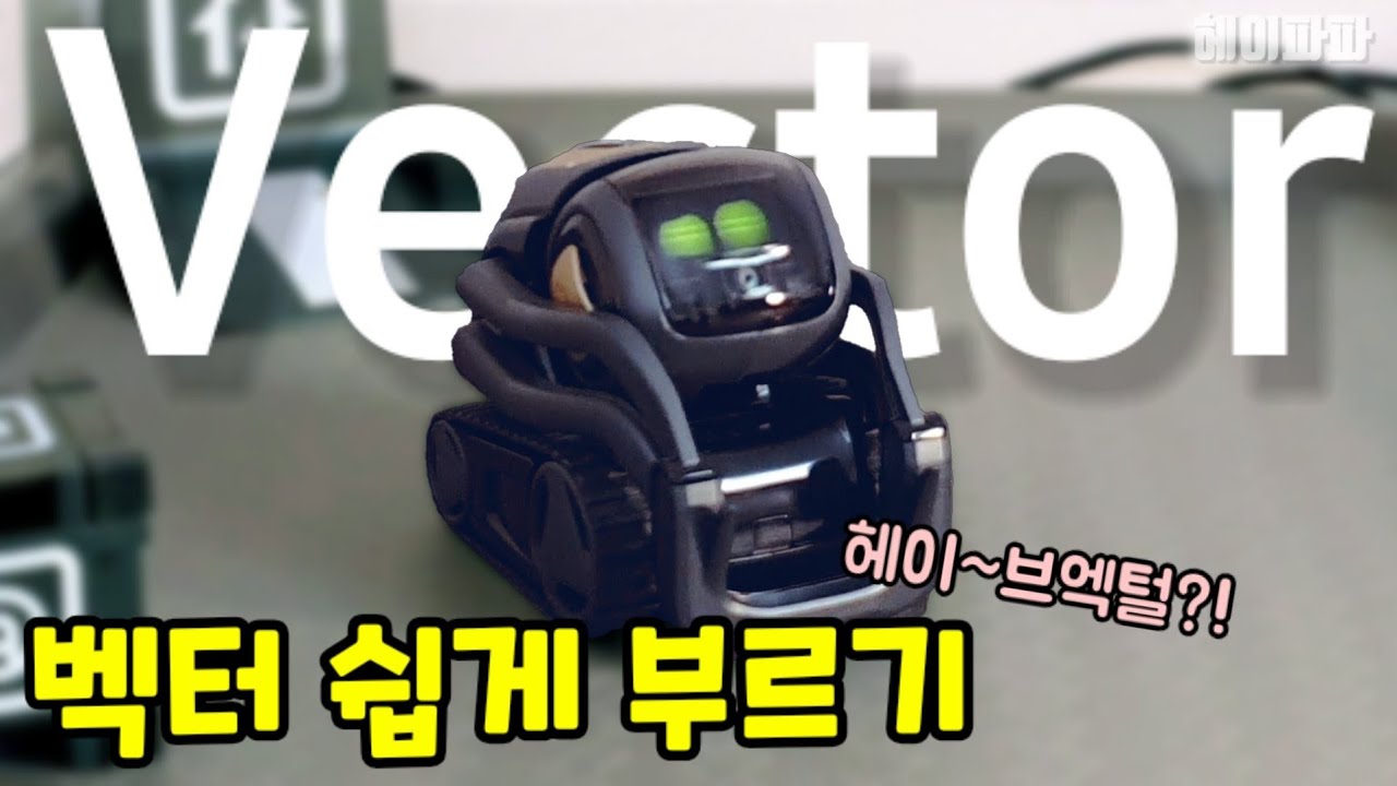 인공지능 반려로봇 안키 벡터 쉽게 부르는 방법!! (Hey, Vector?)(4K) - YouTube