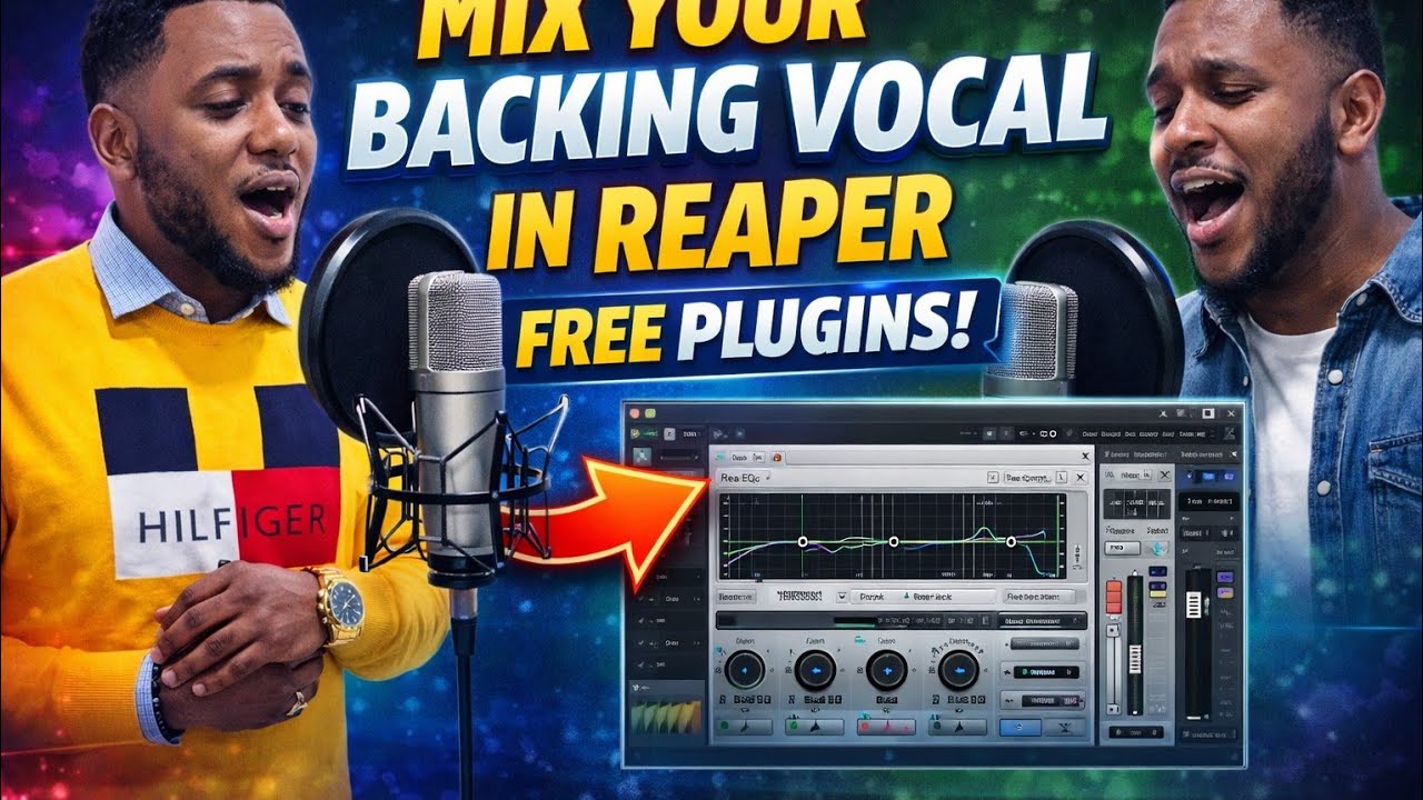How to Mix your Backing Vocal in a Song with Reaper FREE Plugins! - YouTube