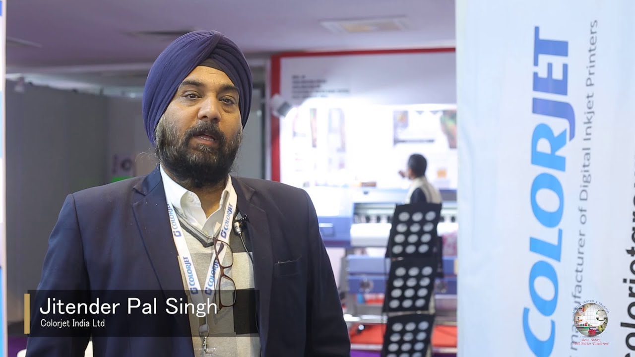Exhibitor's Speak: Jitender Pal Singh, Colorjet India Ltd. - YouTube