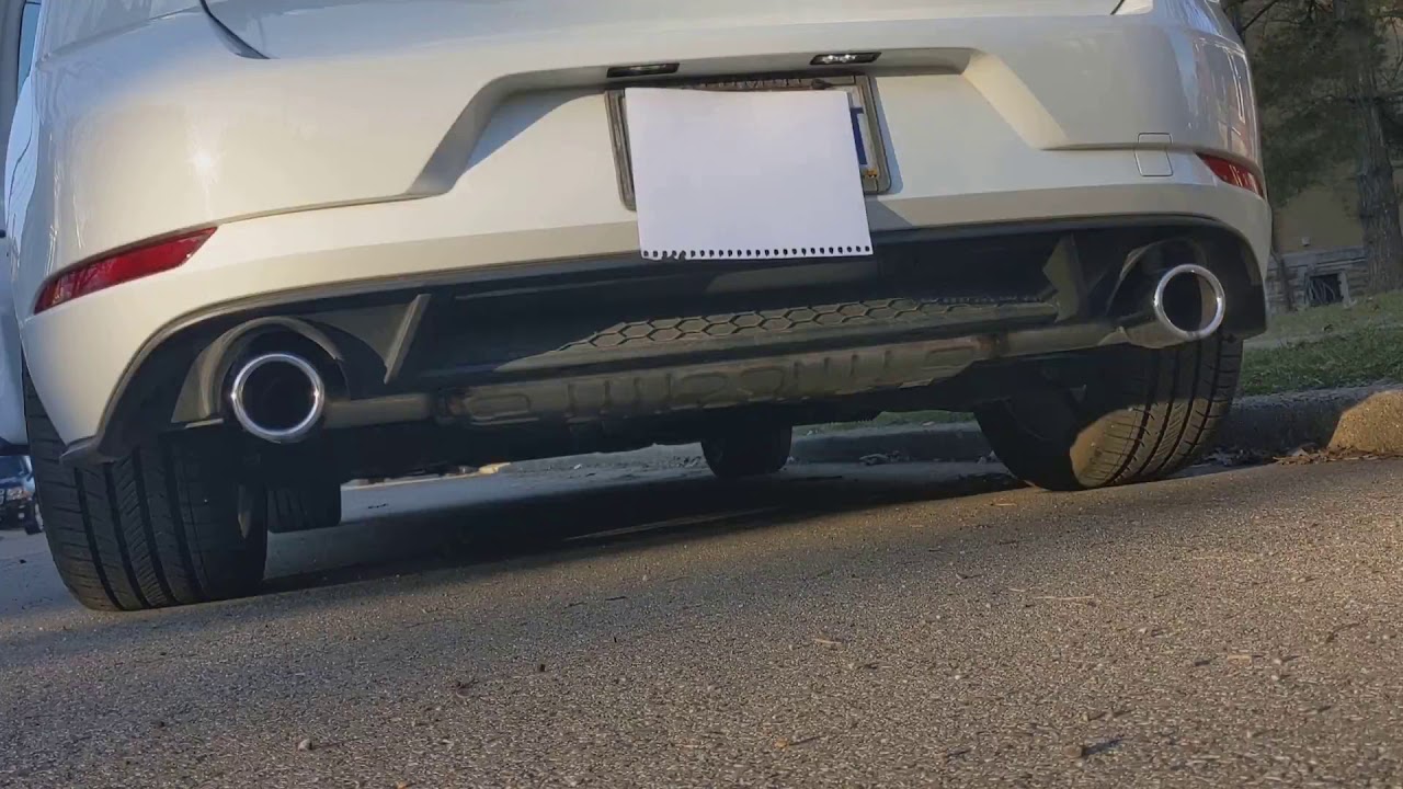 Stock 2018 MK 7.5 GTI TCR Muffler Sound - YouTube