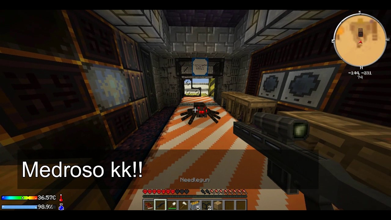Primeiro vídeo do canal (minecraft: Modpack Crash landing 1.6.4 - YouTube