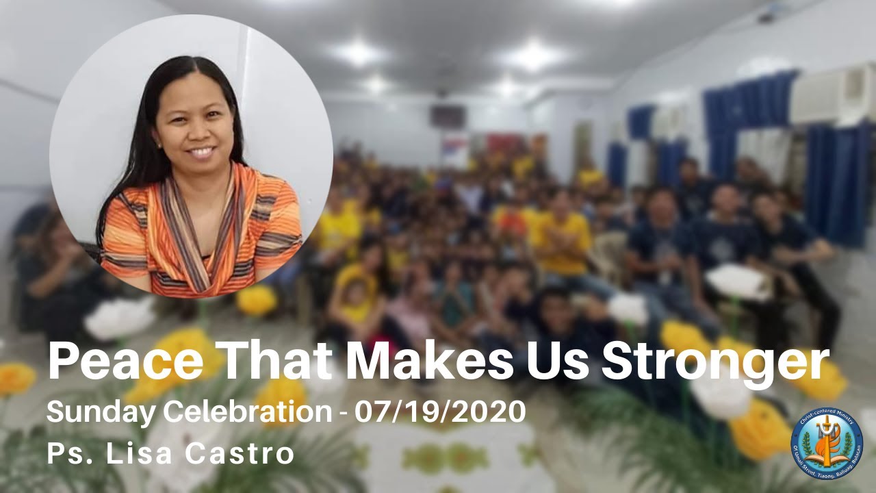 CCM July 19, 2020 by Ps Lisa Castro - YouTube