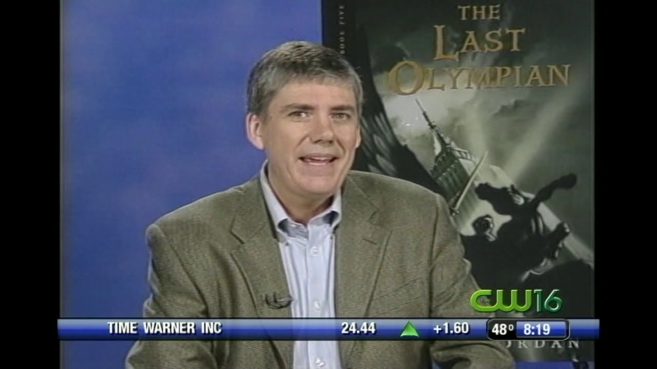 Rick Riordan, "The Last Olympian" on 13WHAM News This Morning - YouTube