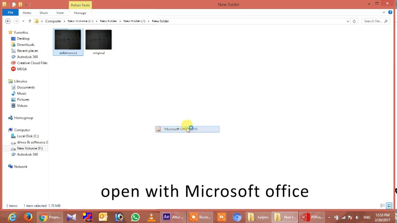 how to auto correct images - YouTube