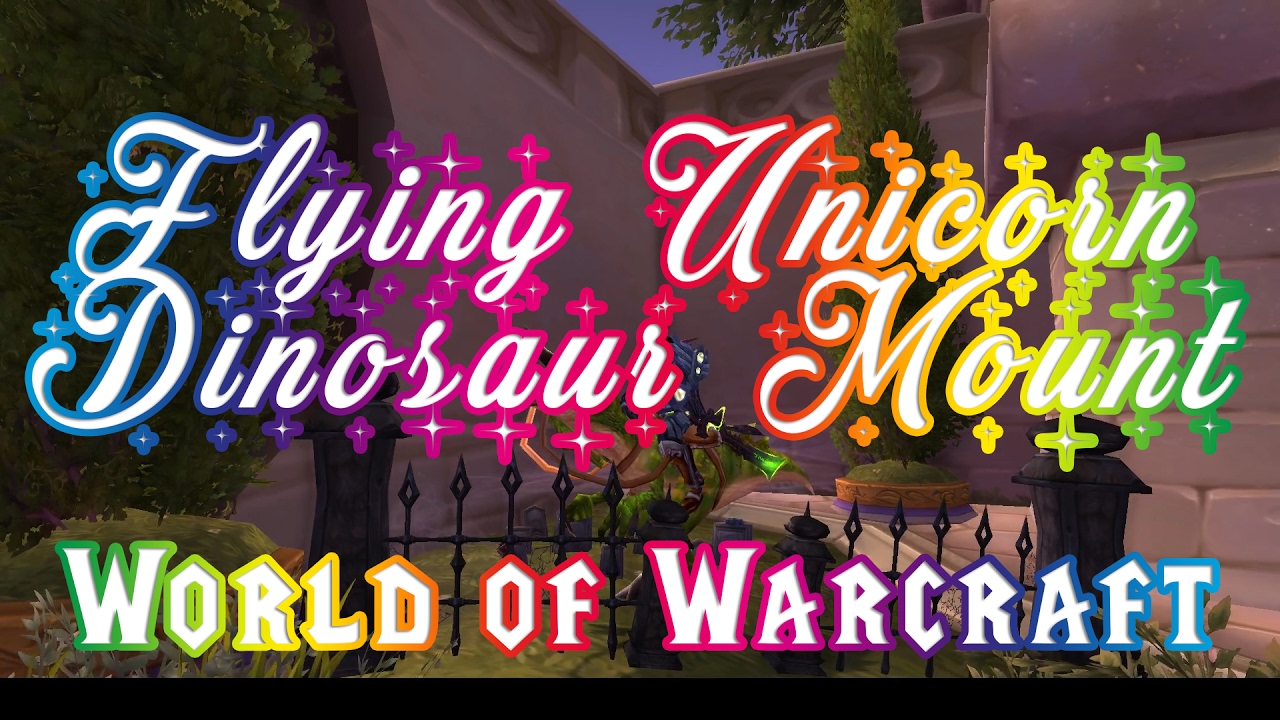 Wow legion Gold Making Guide | Flying Unicorn Dinosaur Mount - YouTube