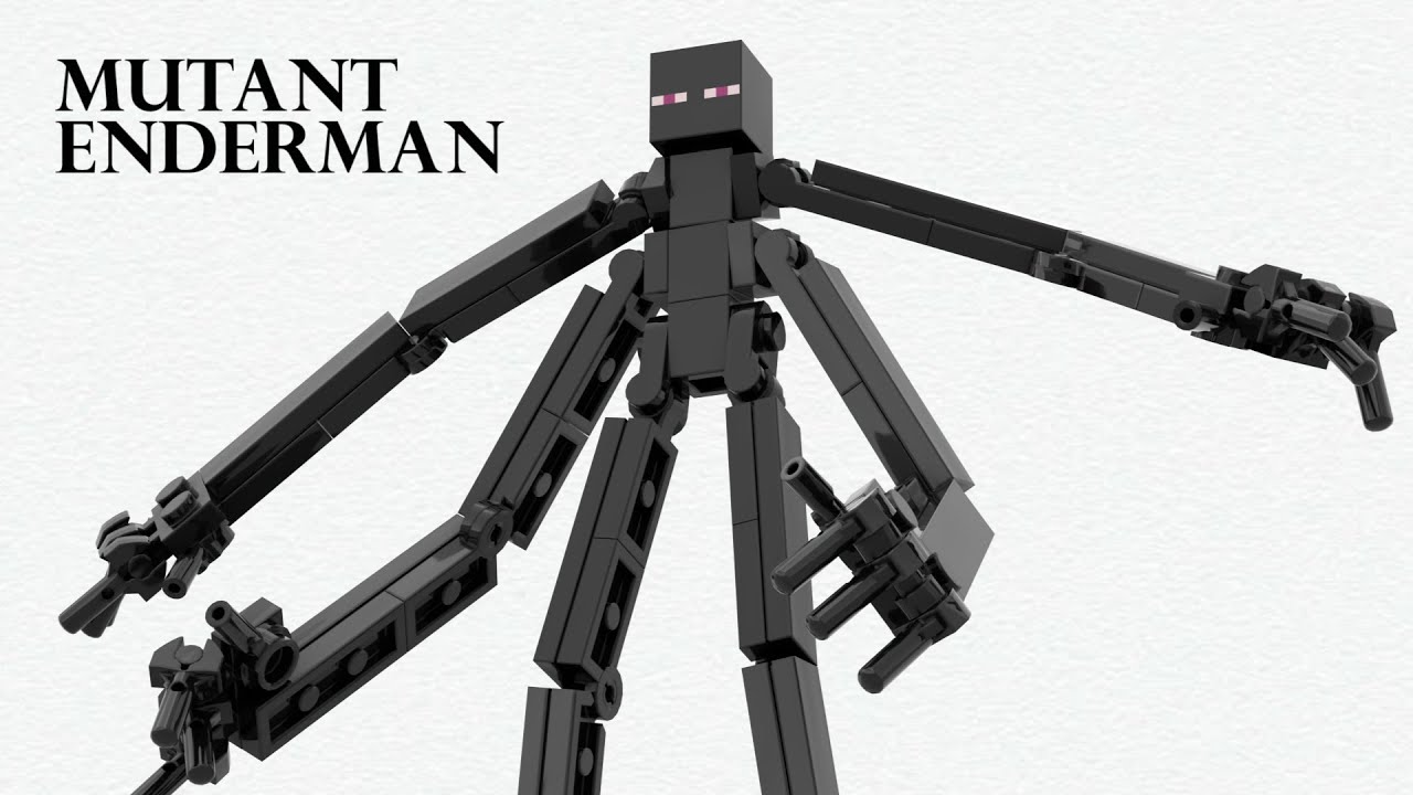 Making Mutant Enderman LEGO Minecraft - YouTube