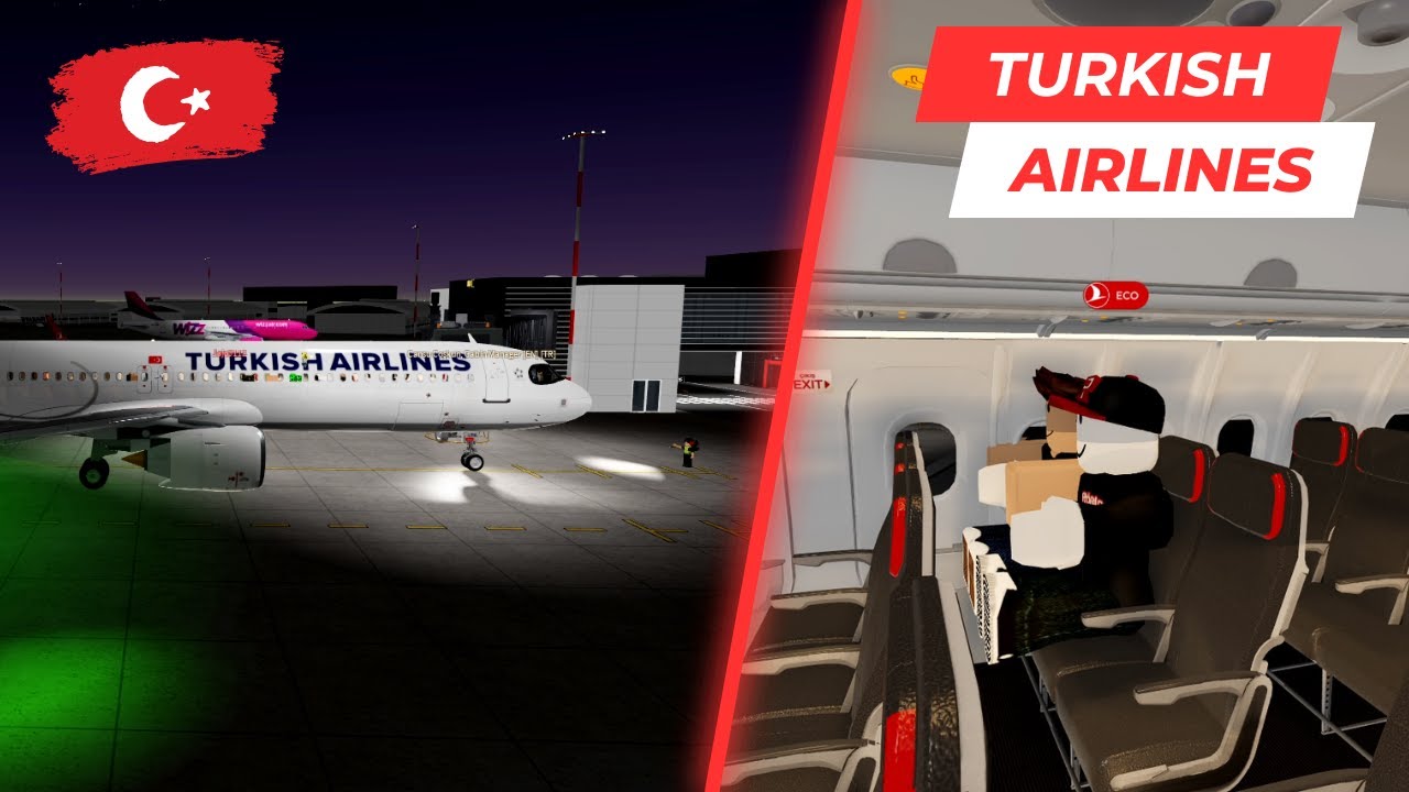 ROBLOX | Turkish Airlines Roblox - Economy Class [A321] (Roblox Airline ...