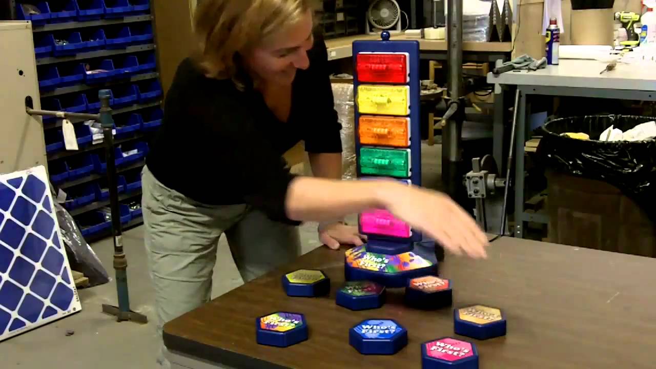 Who's First Buzzer System Warehouse Test - YouTube