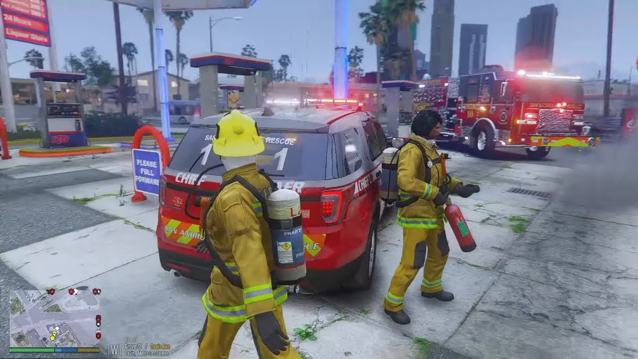 Gta 5 LSFDFR First Responder SAFR Pierce Arrow - Fire Fighter/Fire ...