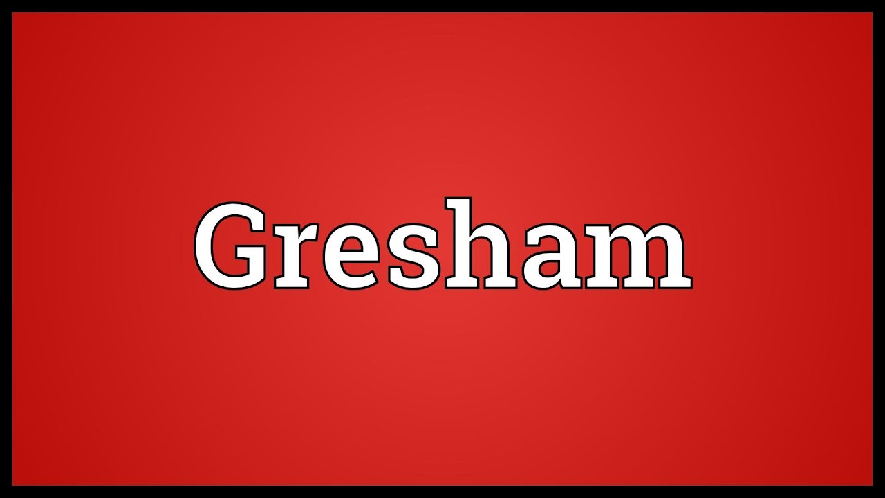 Gresham Meaning - YouTube
