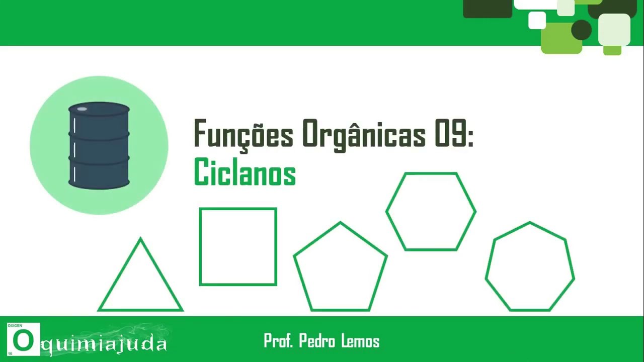 Funções Orgânicas 09 - Ciclanos ou cicloalcanos - YouTube