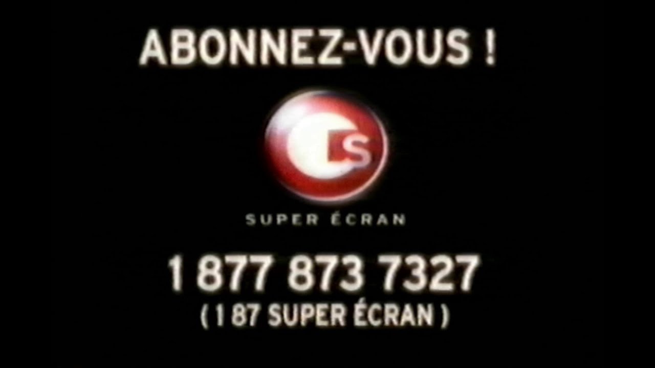 Pub Québec - Super Écran # 2 (2002) - YouTube