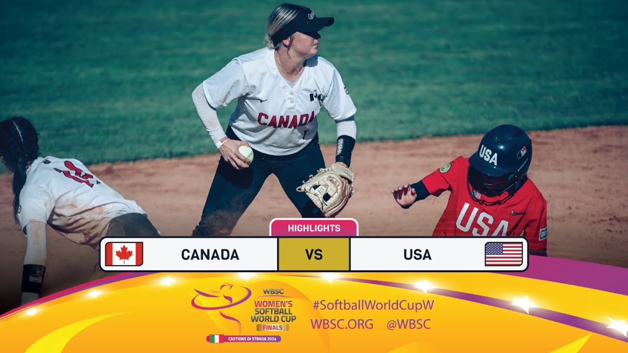 Highlights | Game 3 Canada vs USA | 2024 WBSC Women’s Softball World ...