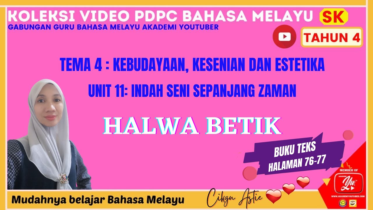 BM T4 : HALWA BETIK (ms76-77) - YouTube
