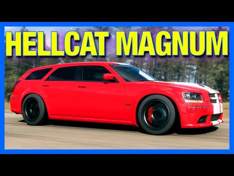 Forza Horizon 5 : Hellcat Swapped Magnum Drag Car!! (FH5 Dodge Magnum)