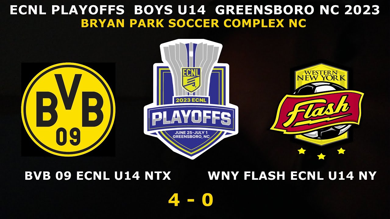 ECNL PLAYOFFS 2023 ,BVB 09 ECNL U14 NTX - WNY FLASH ECNL U14 NY , BVB 4 ...