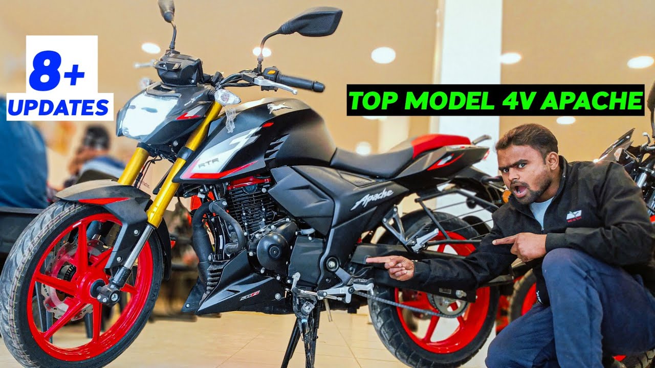 NEW TOP MODEL APACHE RTR 160 4V don't buy without watch this vedio ...