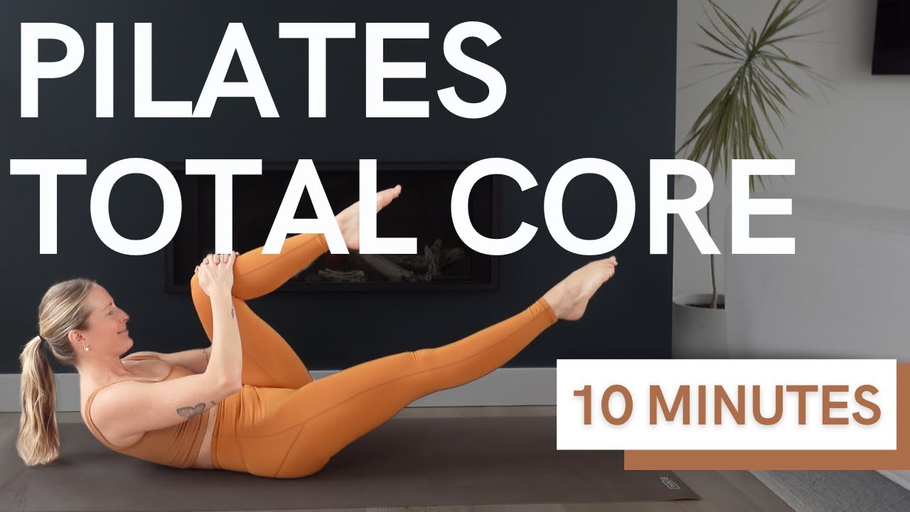 10 Min. Pilates Core Workout | Total Core + Abs | MIKMILL - YouTube