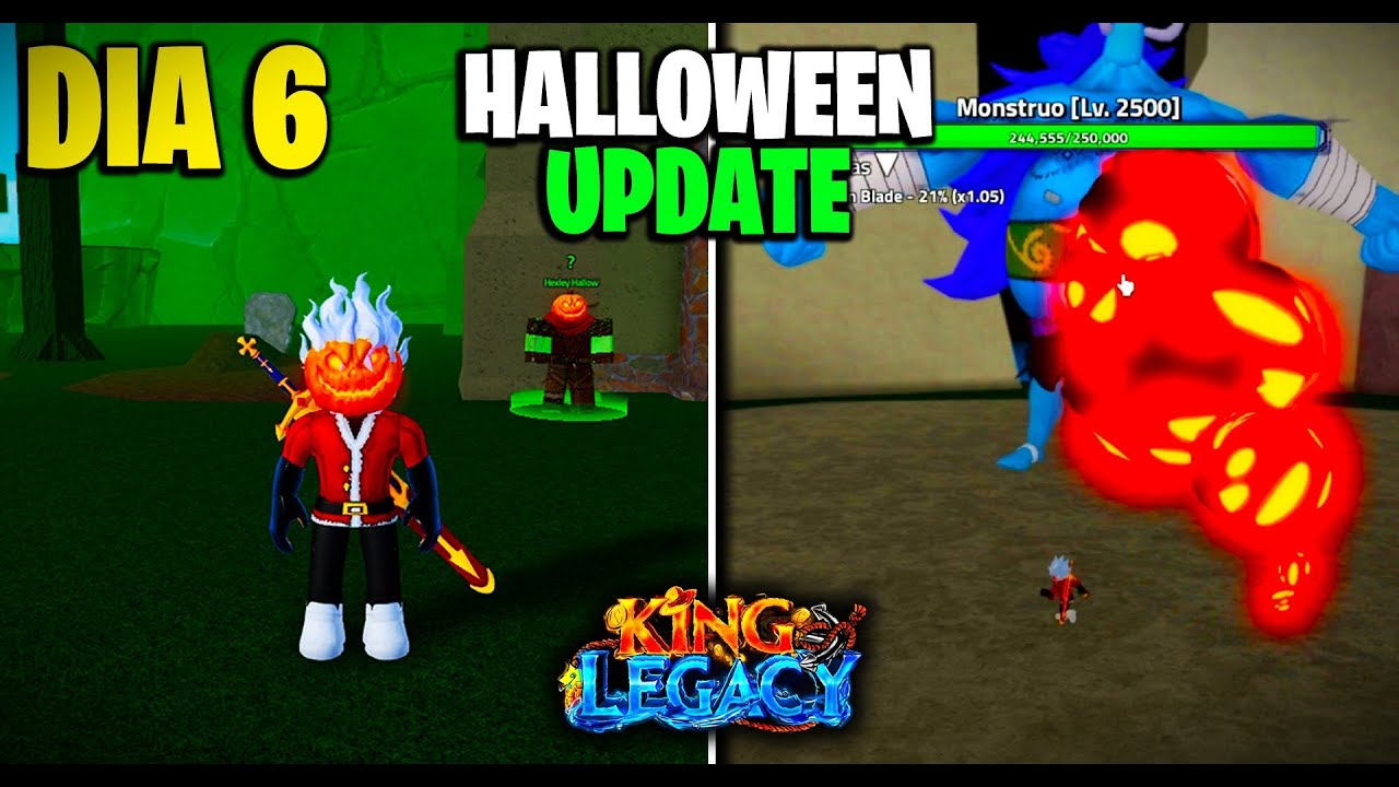 HALLOWEEN, UNA ESPADA LEGENDARIA y MAGMA🎃 KING LEGACY DIA 6 - YouTube