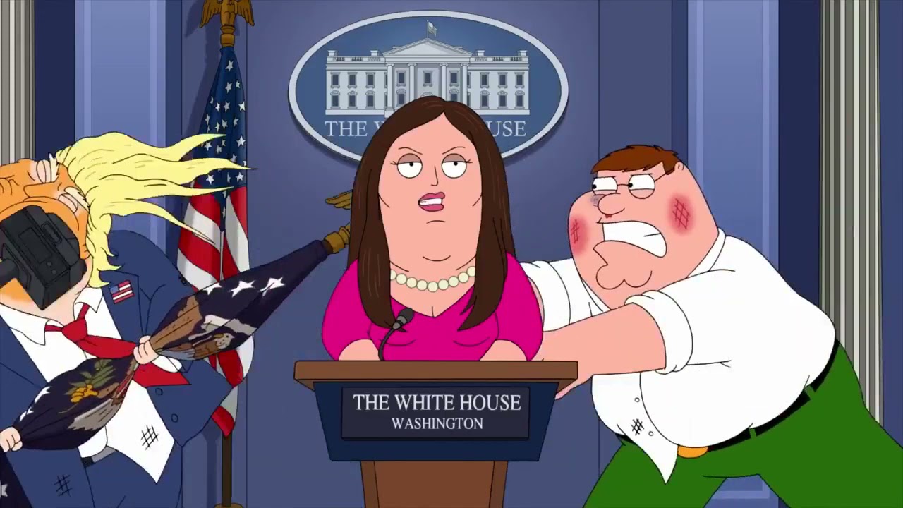 Donald Trump Fight With Peter Griffin - Family guy - YouTube