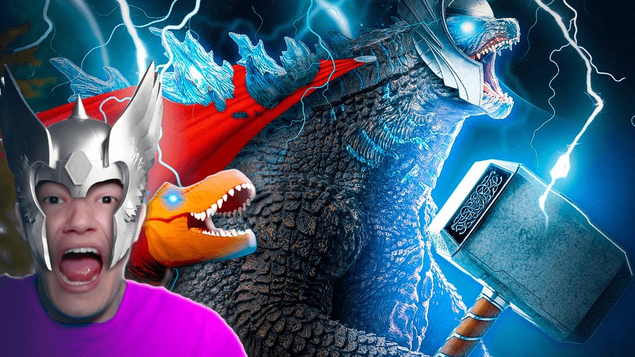 O THORZILLA DESTRUIU A CIDADE TODA! GODZILLA THOR! - YouTube