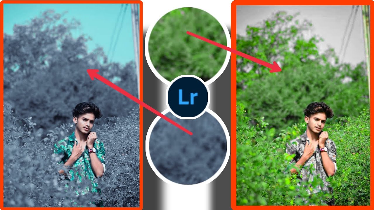 lightroom blue effect photo editing |lightroom se background ka colour ...