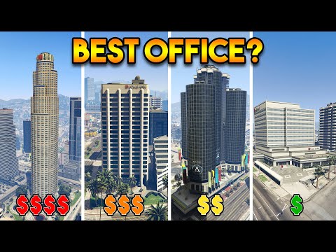 GTA 5 ONLINE : MAZE BANK BANK VS ARCADIUS VS LOMBANK VS MAZE BANK WEST (WHICH IS BEST OFFICE?)