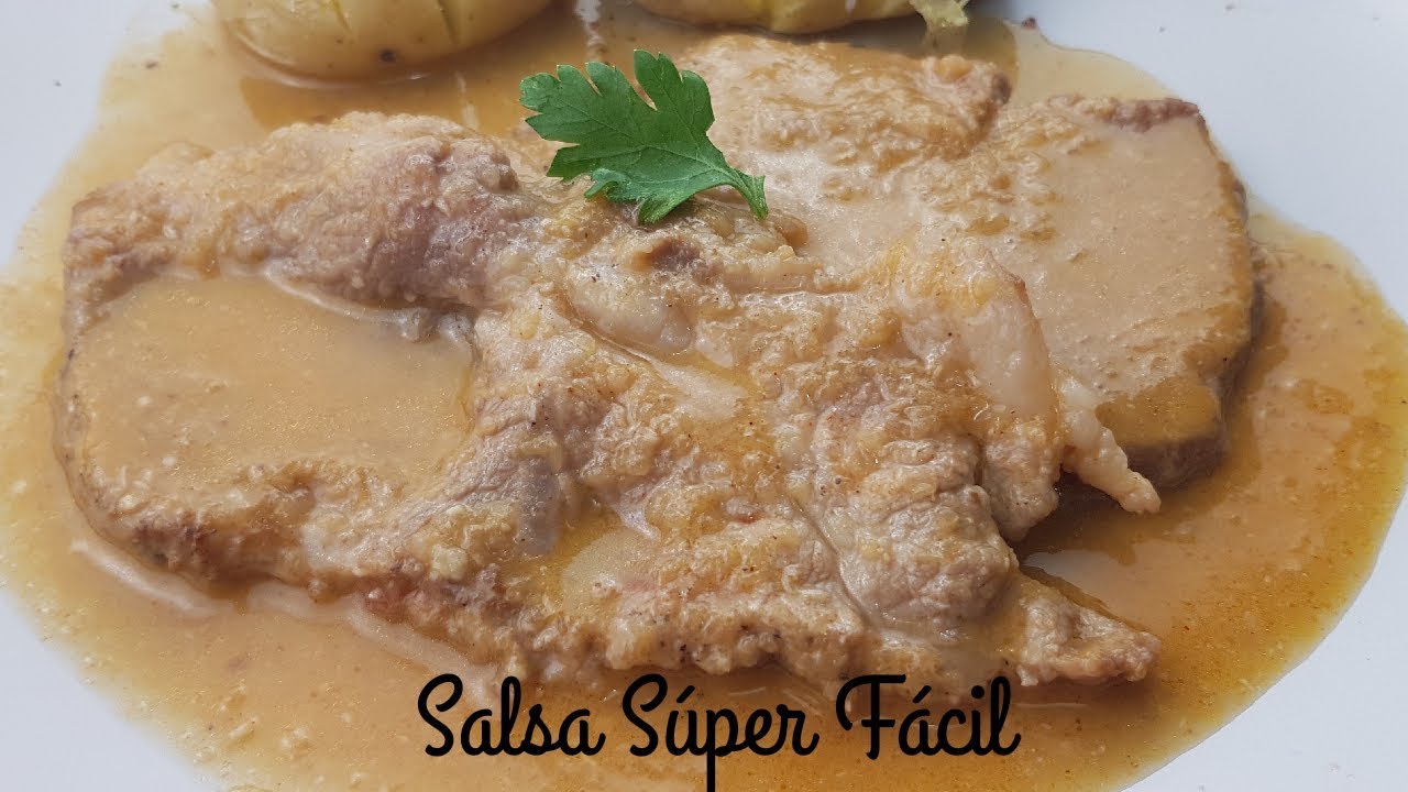 SALSA SUPER FÁCIL PARA CARNE - YouTube