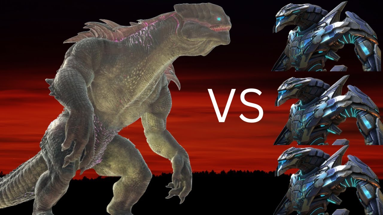 ARK Extinction DLC - 3 Mega Mechs vs Alpha King Titan - YouTube