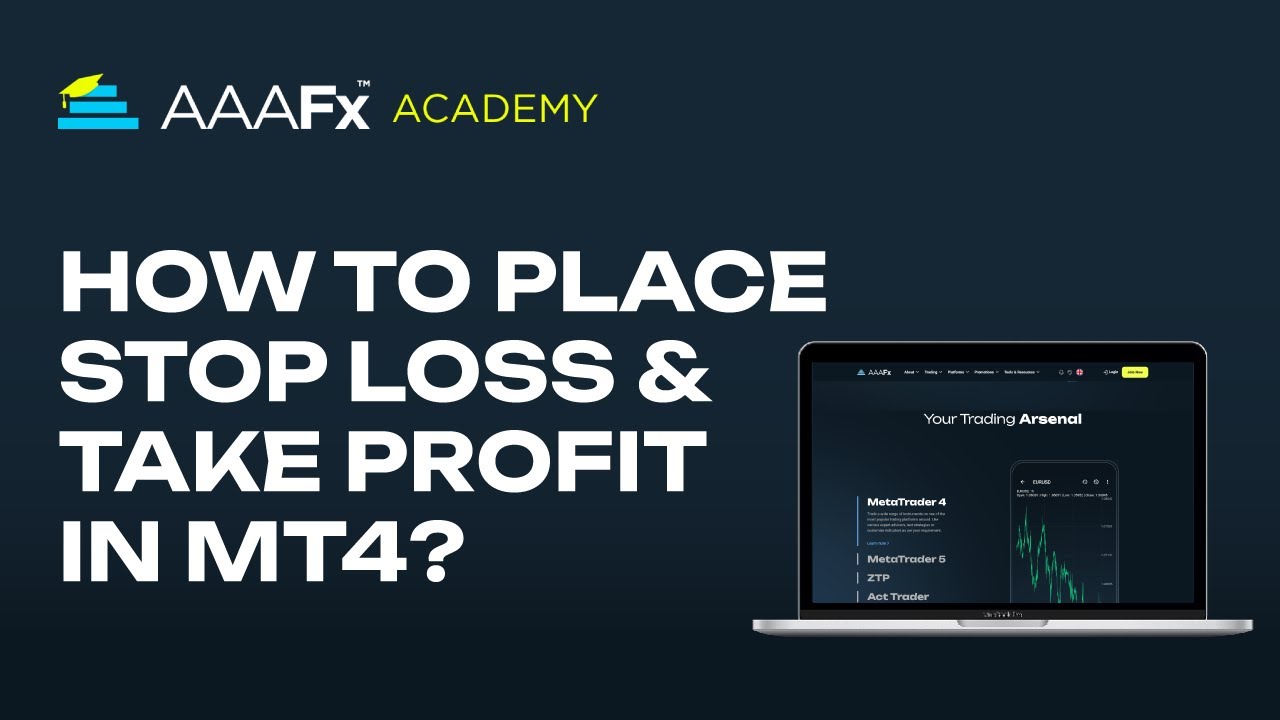 Set Stop loss and Take Profit | MT4 Tutorials | AAAFx - YouTube