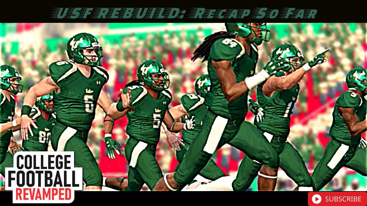 NCAA 14 COLLEGE FOOTBALL REVAMPED -USF dynasty recap - YouTube