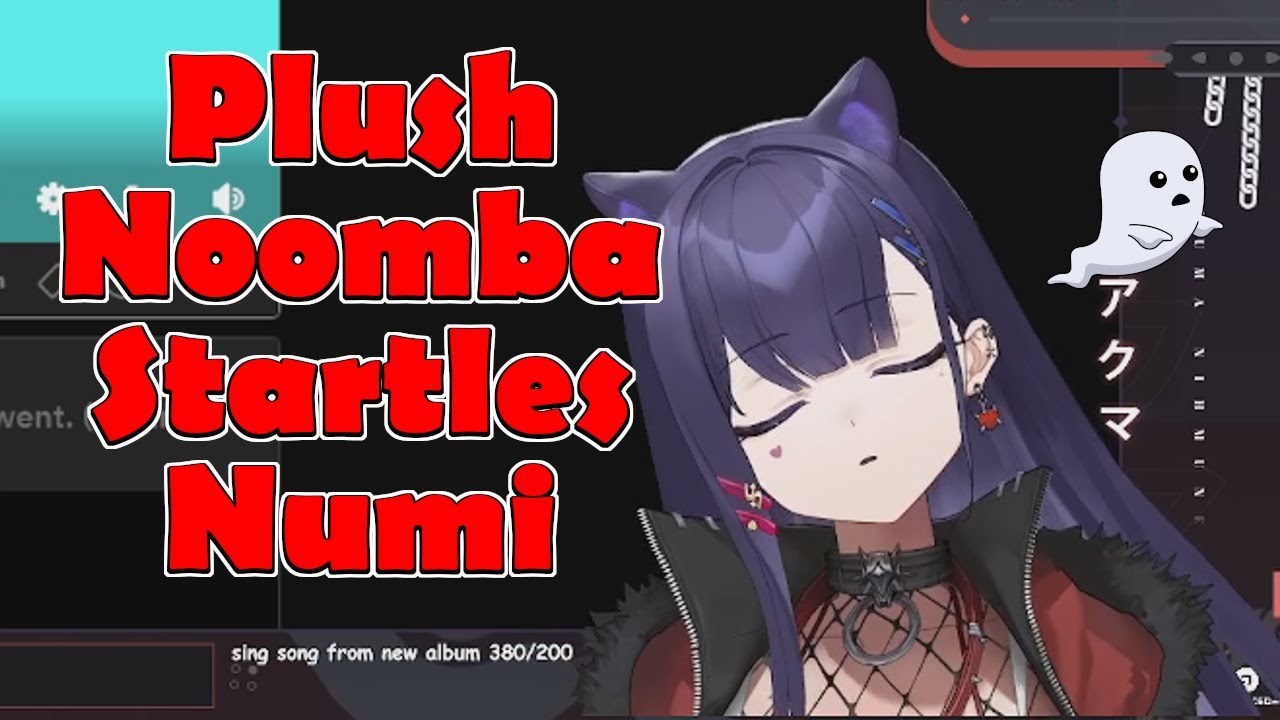Plush Noomba Startles @AkumaNihmune #vtuber #clips - YouTube