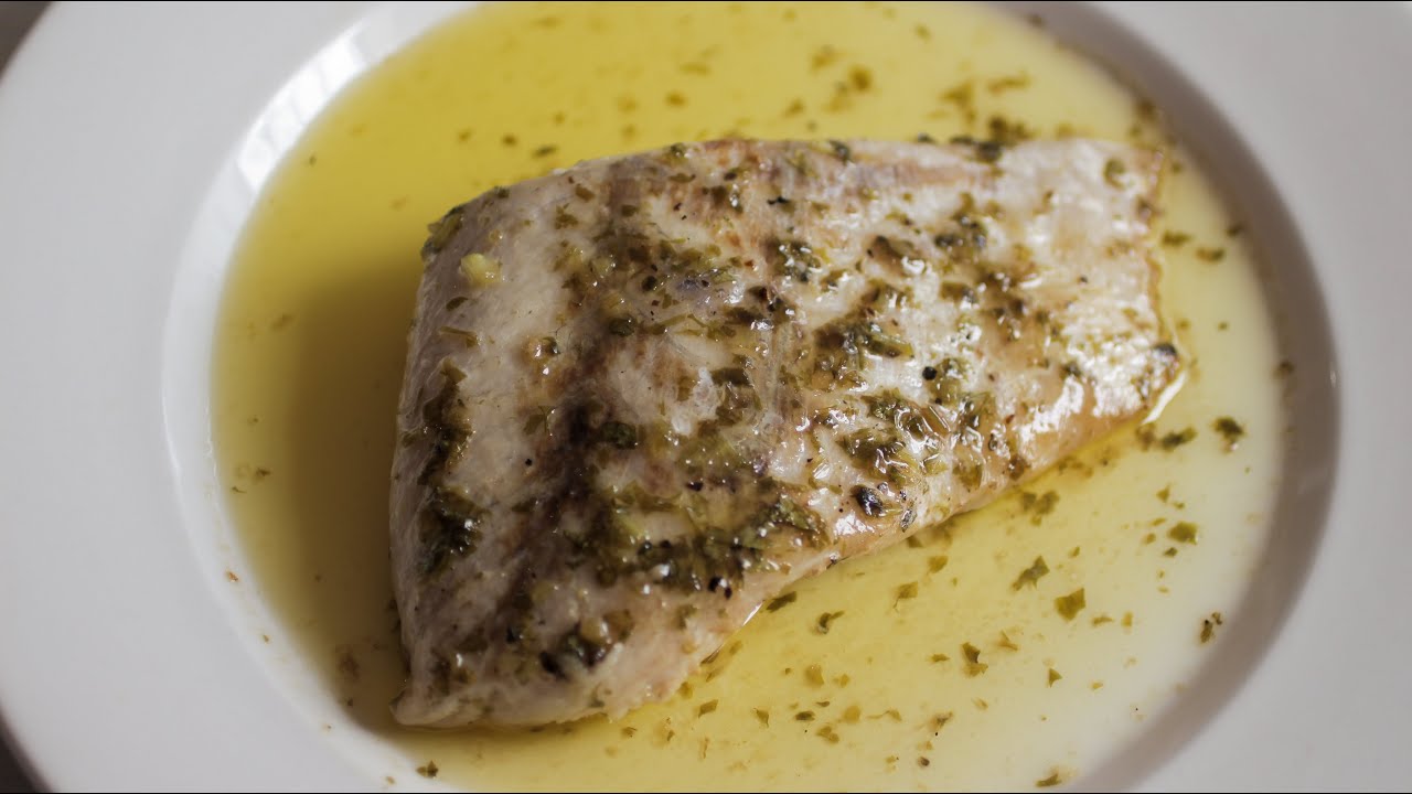 FILETE DE PESCADO / ROBALO CON MANTEQUILLA CITRICA Y CILANTRO - YouTube