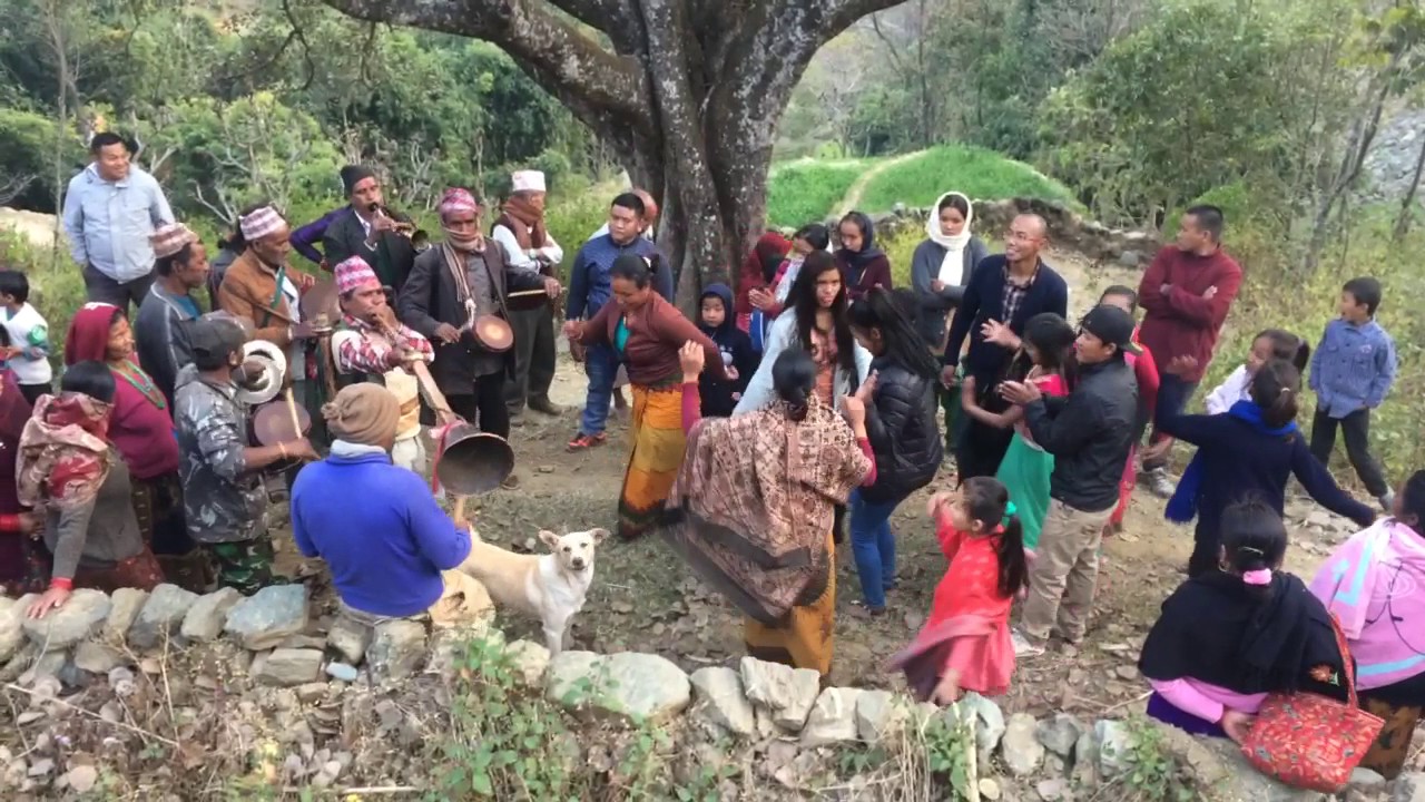 Panche baja typical nepali baaja /naumati baja/ nepali local dance ...