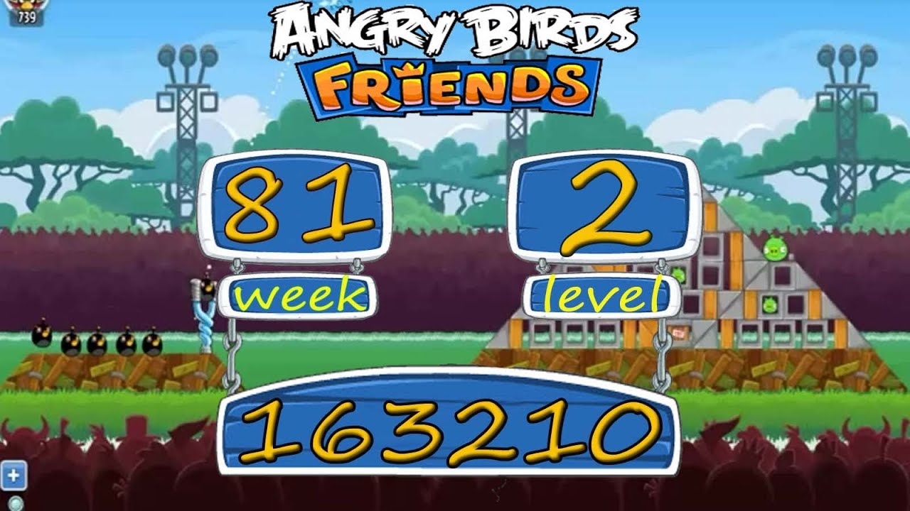 Angry Birds Friends Tournament Week 81 Level 2 High Score 163 K Angry ...