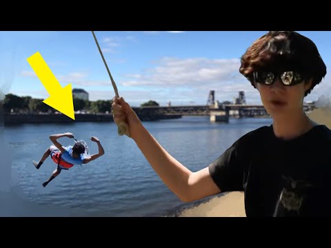Massive Rope Swing Snaps.. - YouTube