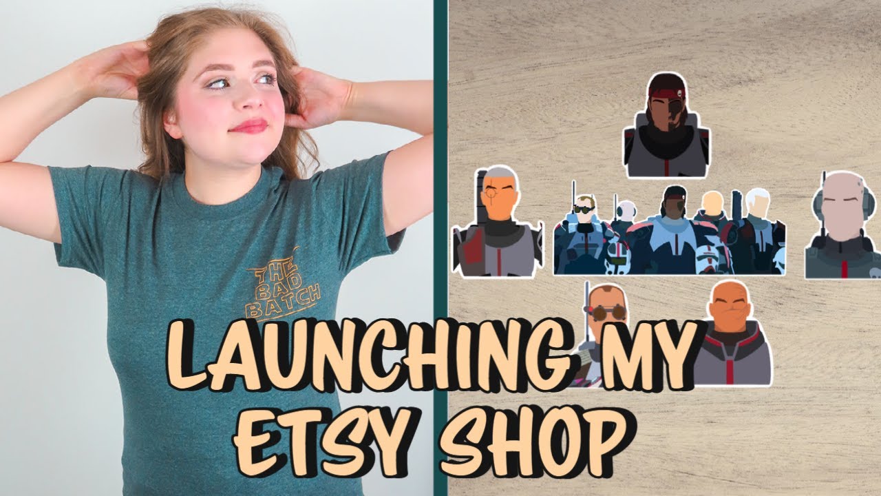 I LAUNCHED MY ETSY SHOP: star wars the bad batch merch - YouTube