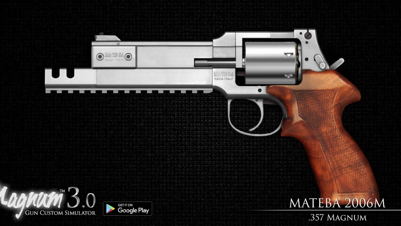 MATEBA 2006M .257 MAGNUM REVOLVER - YouTube
