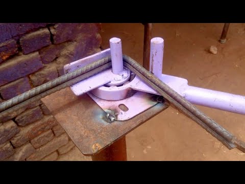 How to Make Powerful Metal Bender / Useful Idea For Metal Bar Bending ...