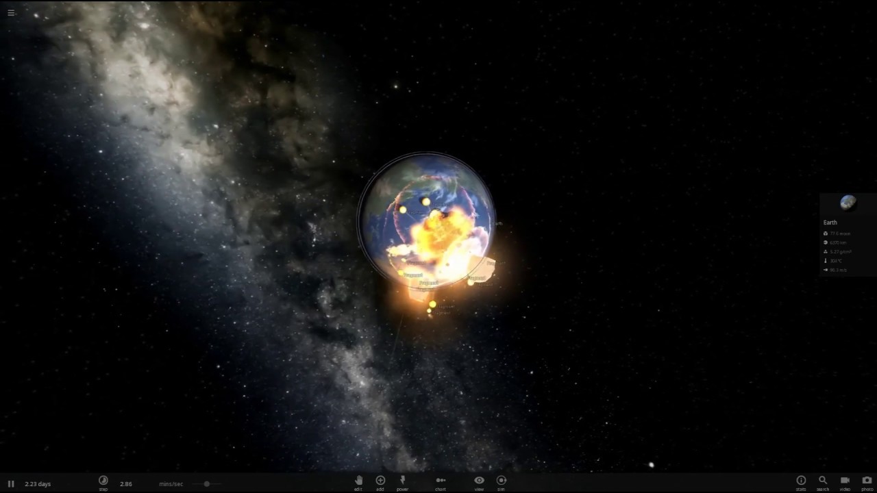 WHAT WOULD HAPPEN IF THE MOON HIT PLANET EARTH - YouTube