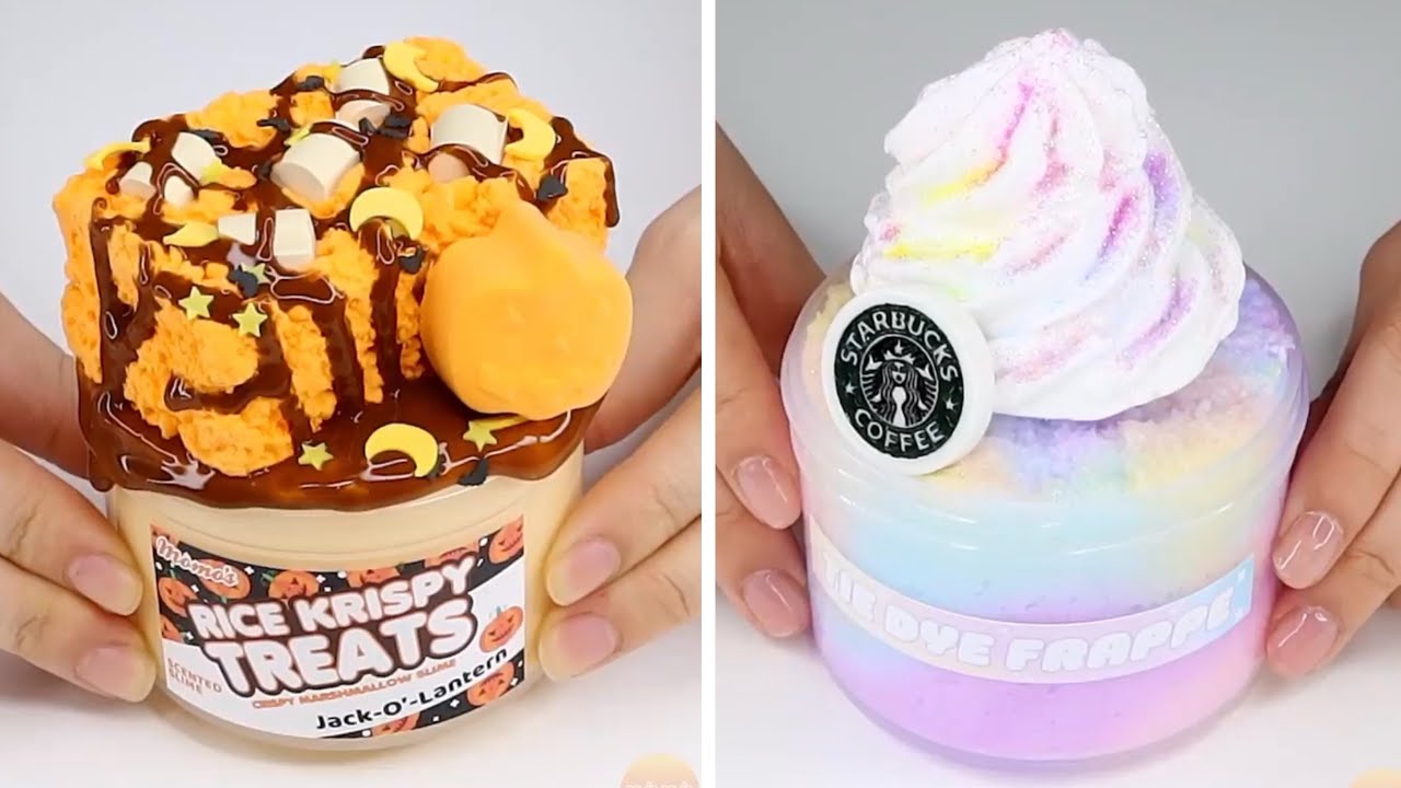 Clay slime mixing Satisfying slime ASMR compilation - YouTube