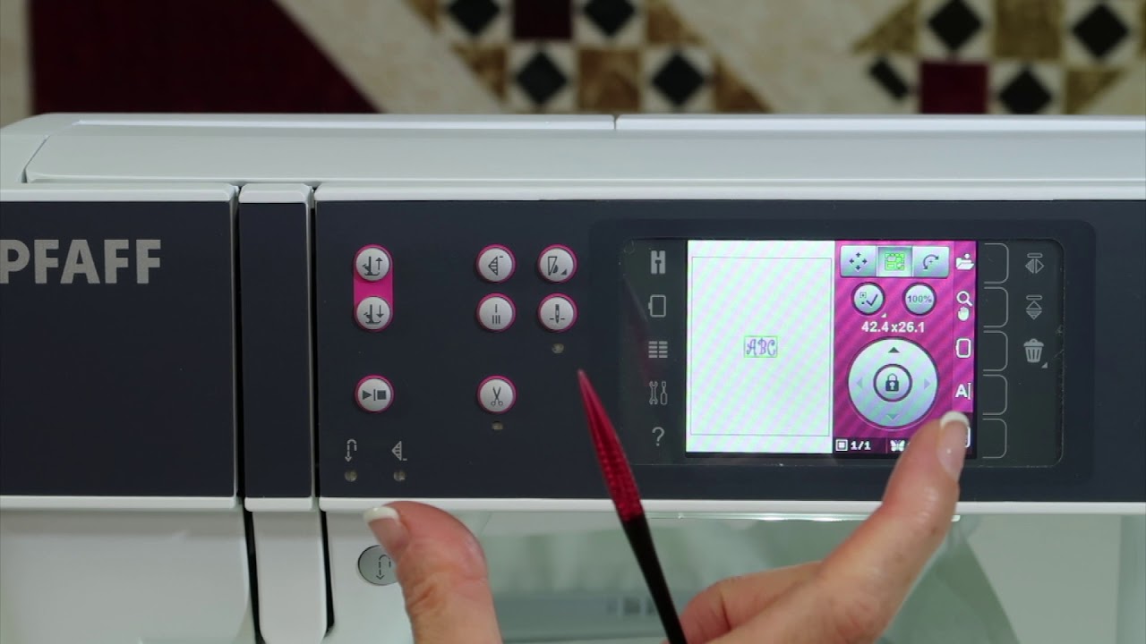 PFAFF creative 3.0 61 Embroidery Overview - YouTube