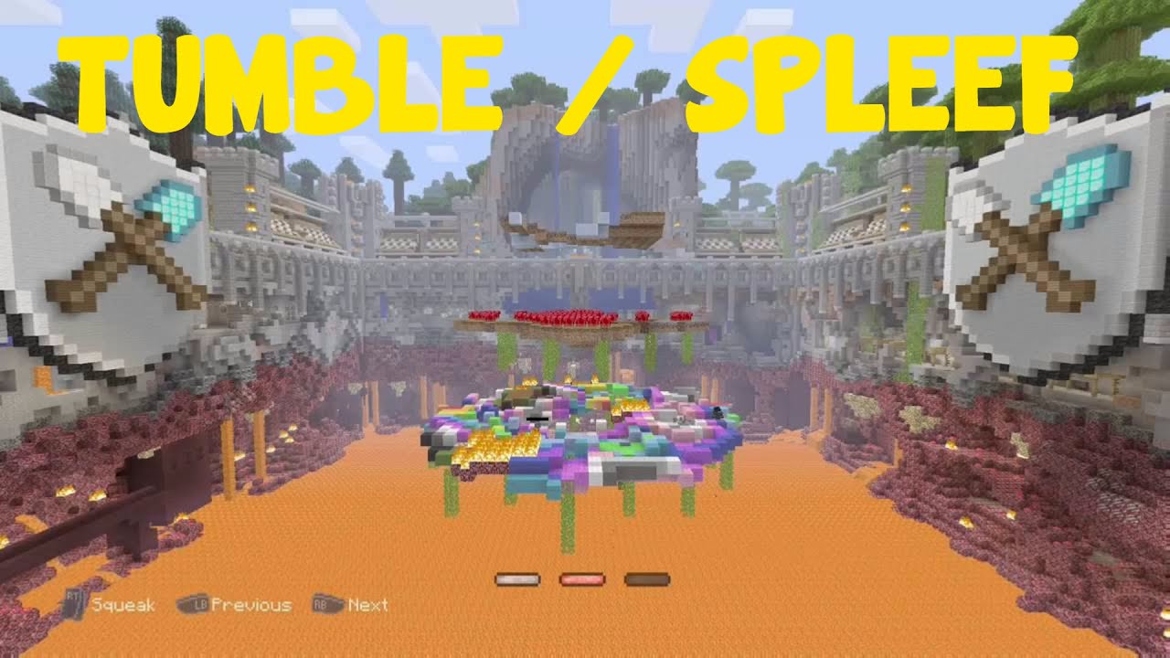 Minecraft mini games - ep3: L is for looser (tumble/spleef) - YouTube