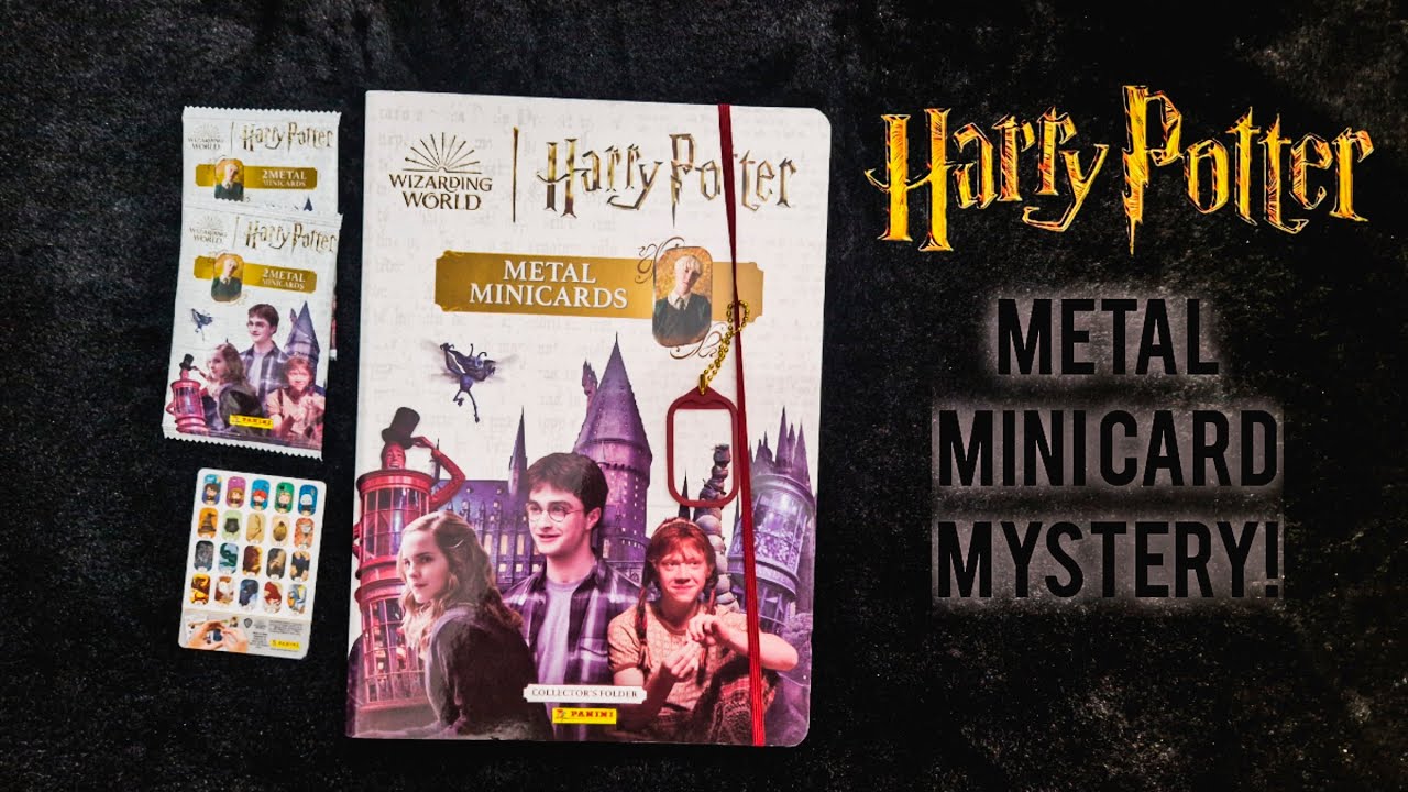 Harry Potter metal mini cards | PANINI | what did I get? - YouTube