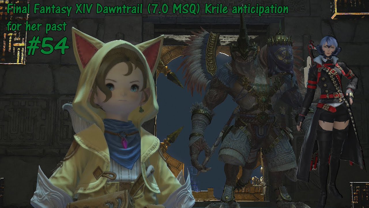 Final Fantasy XIV Dawntrail (7.0 MSQ) Krile anticipation for her past ...
